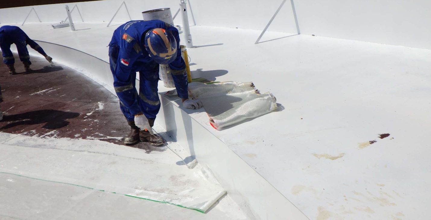 FRP Wrapping Tank Pertamina RU VI Balongan | Gallery | TAM VICTORY ...